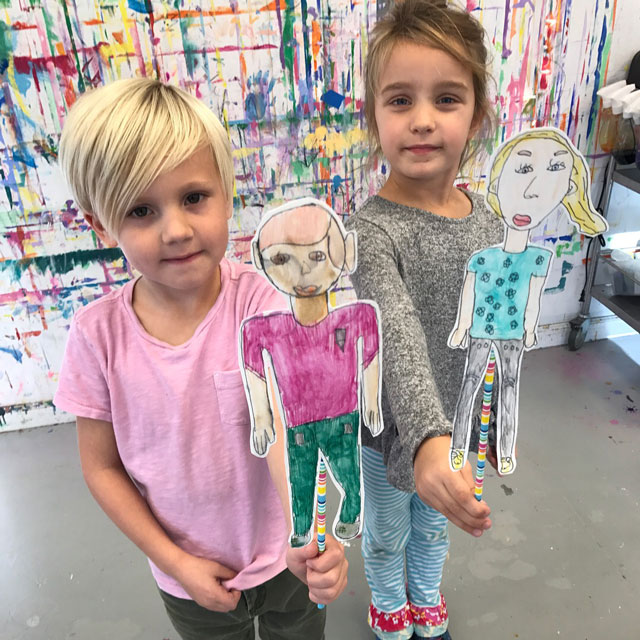 Paper Characters | Small Hands Big Art - Children's Art Studio ...