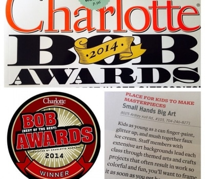 Charlotte Magazine BOB Award - Kids Art Classes, Camps, Parties and ...