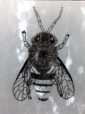 Bee Illustration Art Project for Kids | Small Hands Big Art