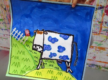 Cow Inspired Art Lessons - Kids Art Classes, Camps, Parties and Events ...