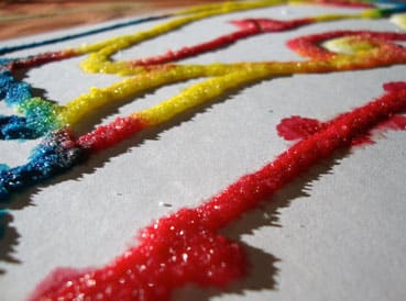 Salt Painting // Picasso Inspired Self Portrait - Kids Art Classes ...