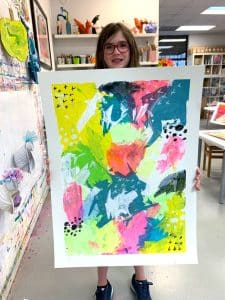 Abstract Scraper Painting - Kids Art Classes, Camps, Parties and Events ...