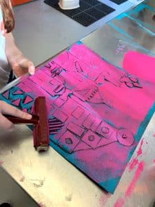 It's a Small World Collagraph Prints - Kids Art Classes, Camps, Parties ...