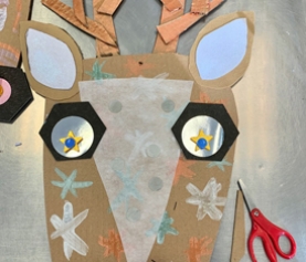 Papier Mache Reindeer Busts Tutorial - Kids Art Classes, Camps, Parties ...